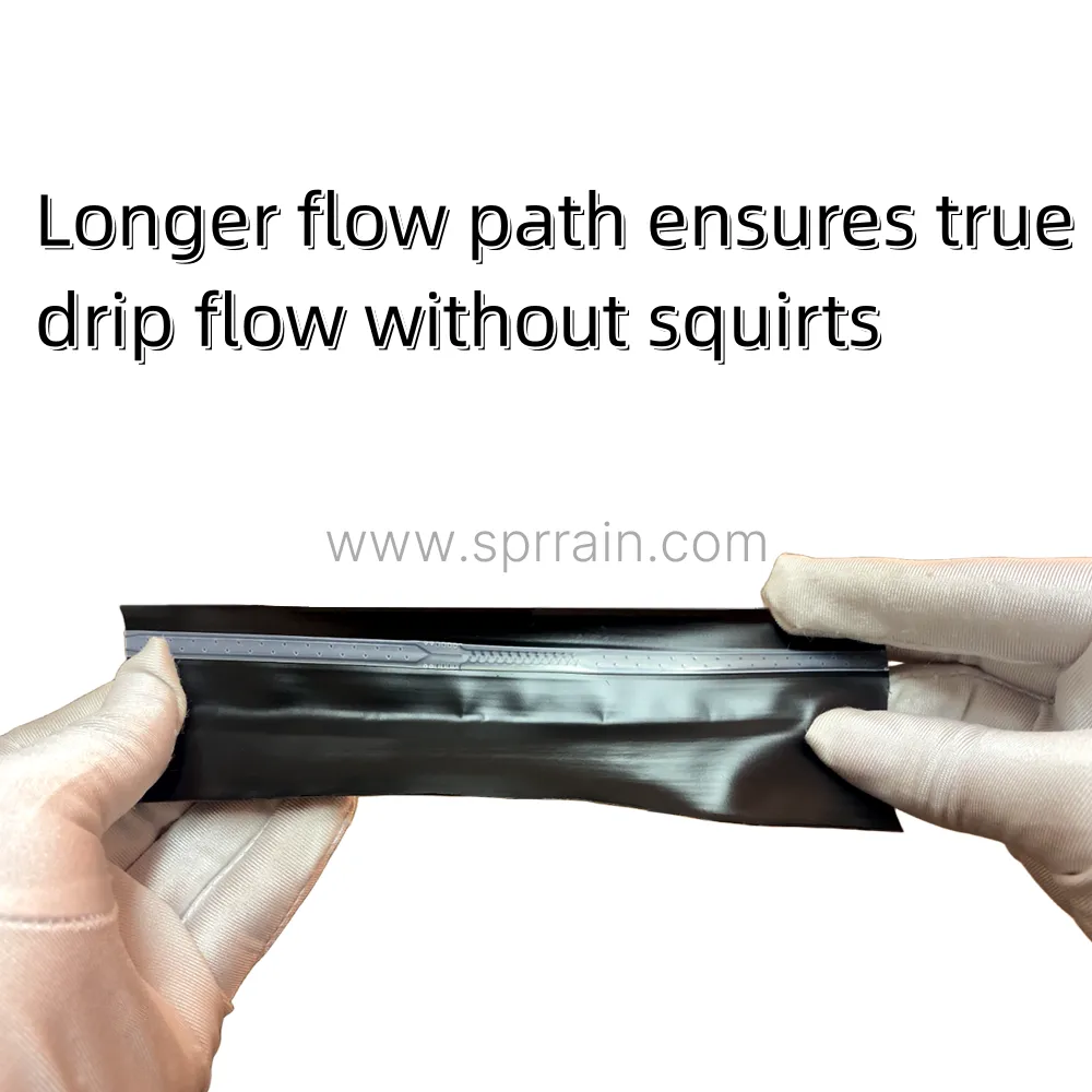Drip Tape with Continuous Strip In-line