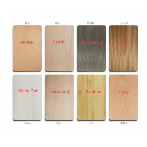 DIFFERENT FROM THE PLASTIC CARDS, WOODEN CARDS ARE 100% ECO FRIENDLY