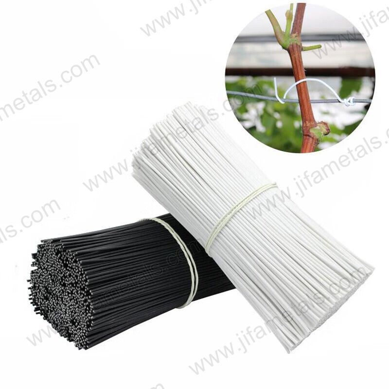 Plastic coated iron wire