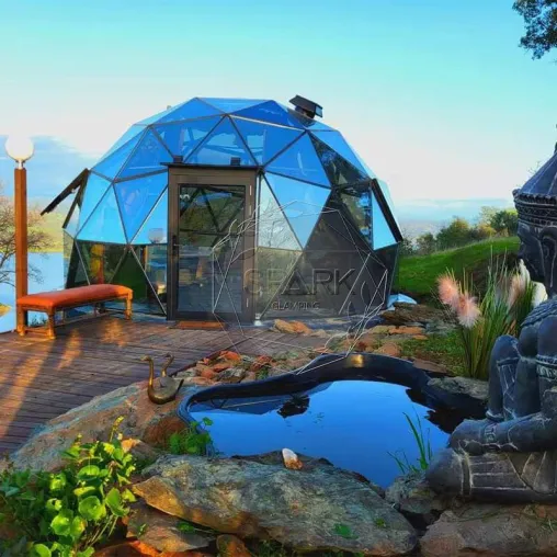 Triangular Geodesic Glass Dome Tent
