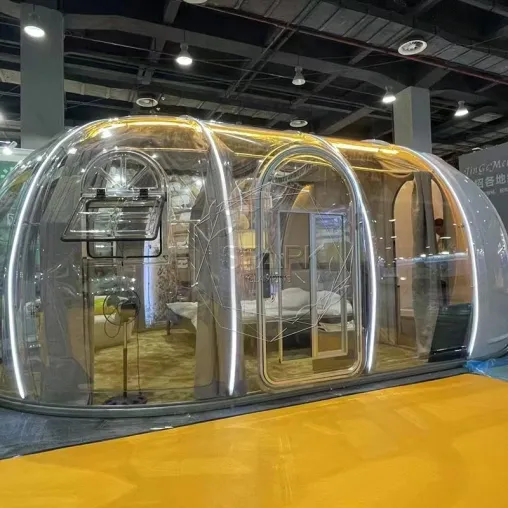 360° View Clear PC Dome Tent