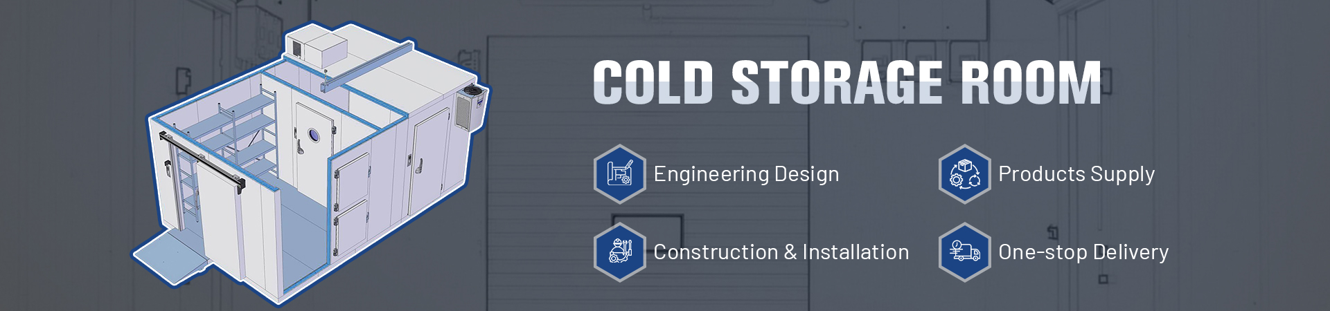 Electric Cold Storage Door - Heavy & Durable