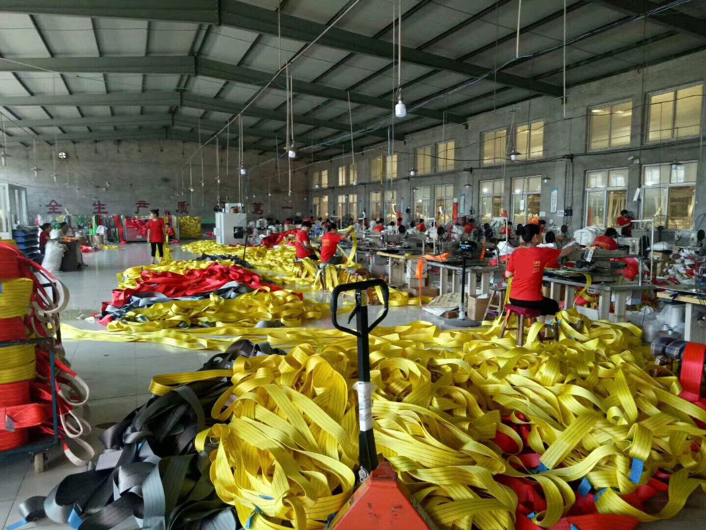 Juren Flat Lifting Webbing Slings: 1-20 Ton Capacity, Multiple Color ...