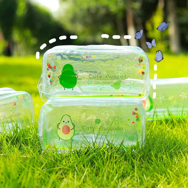 Waterproof PVC Pencil Case - Clear, Durable & Practical