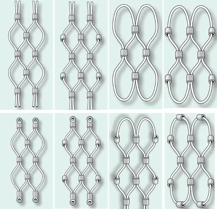 stainless steel ferrule rope mesh manufacturer