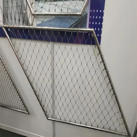 316stainless steel webnet wire rope mesh frames