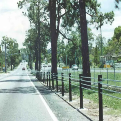 Flexible Crash Barrier Wire Rope Safety Barrier - Durable & Cost-Effective