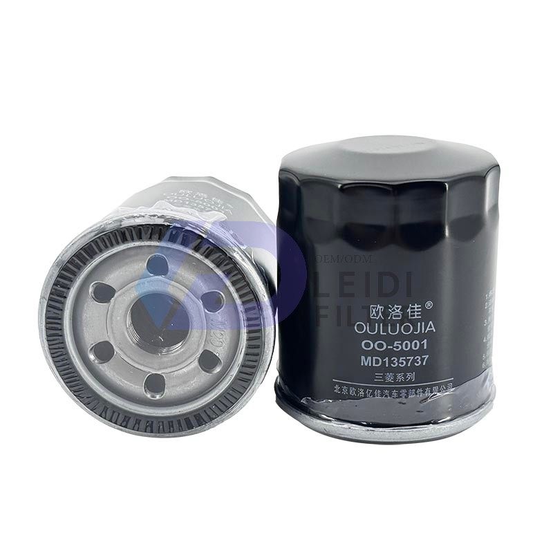 Automobile oil filter MD135737 - Leidi Filter