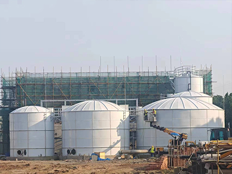 China | GFS tanks with GRP dome roof for PepsiCo Food Wastewater ...
