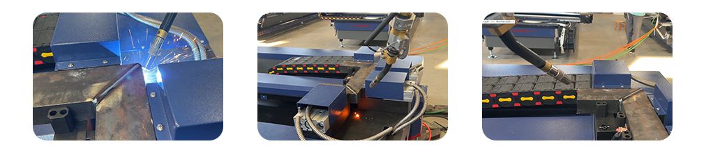 ROBOT AUTOMATIC WELDING OF CHANNEL STEEL SUPPORT