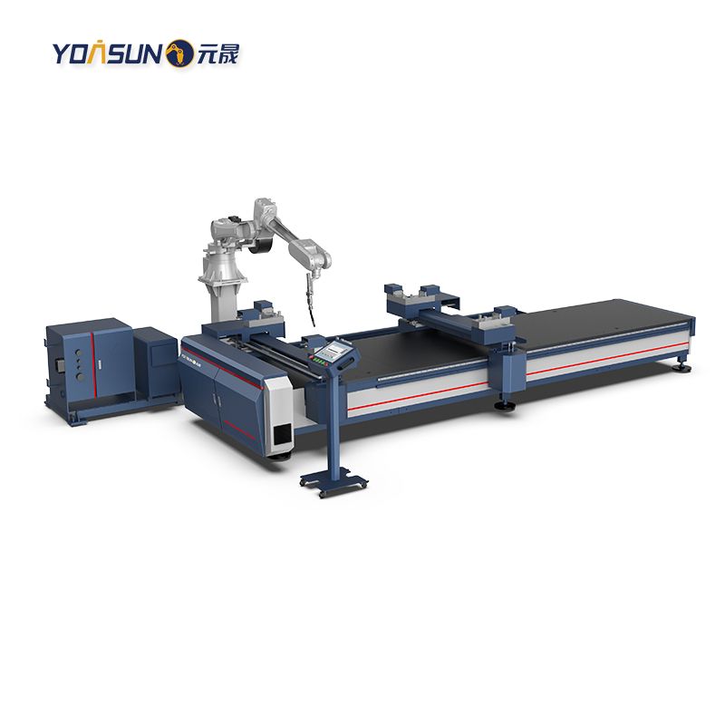 ROBOT AUTOMATIC WELDING OF CHANNEL STEEL SUPPORT