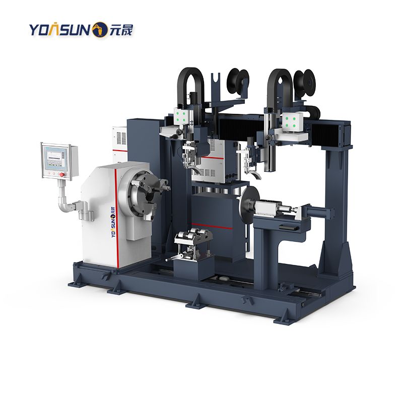 DOUBLE GUN AUTOMATIC CIRCUMFERENTIAL SEAM WELDING