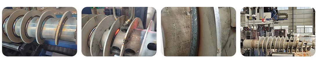 SCREW PUSHER DOUBLE GUN AUTOMATIC WELDING