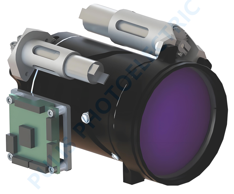 Mid-wave infrared 20~240mmF4 electric zoom lens 12x optical zoom