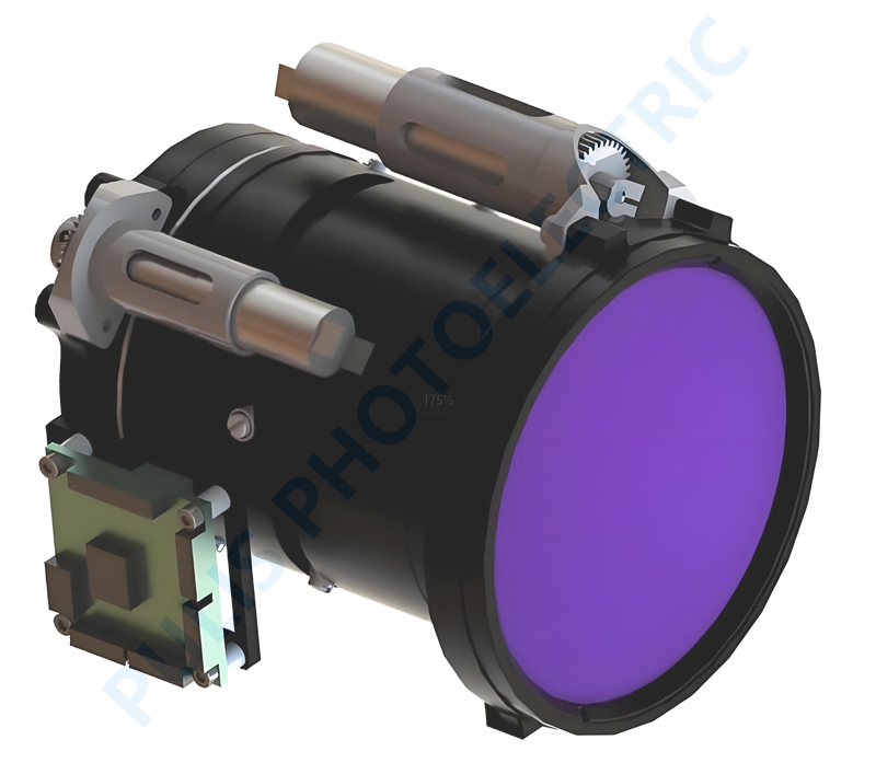 Mid-wave infrared continuous zoom lens 15~300mm F4