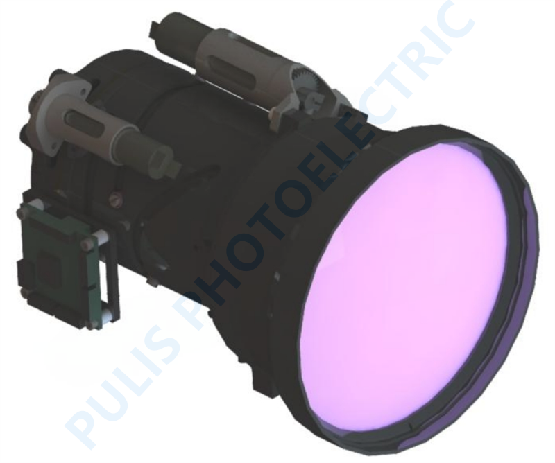 Mid-wave infrared continuous zoom lens 21-420mm F4