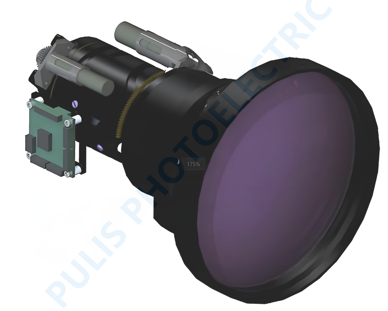 42-500mmF4 mid-wave infrared continuous zoom lens