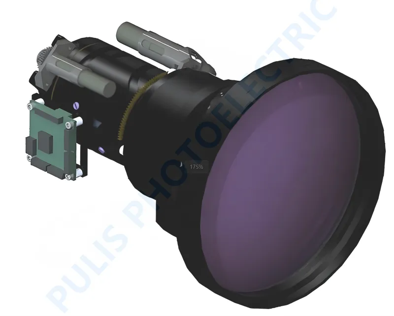42-500mmF4 mid-wave infrared continuous zoom lens