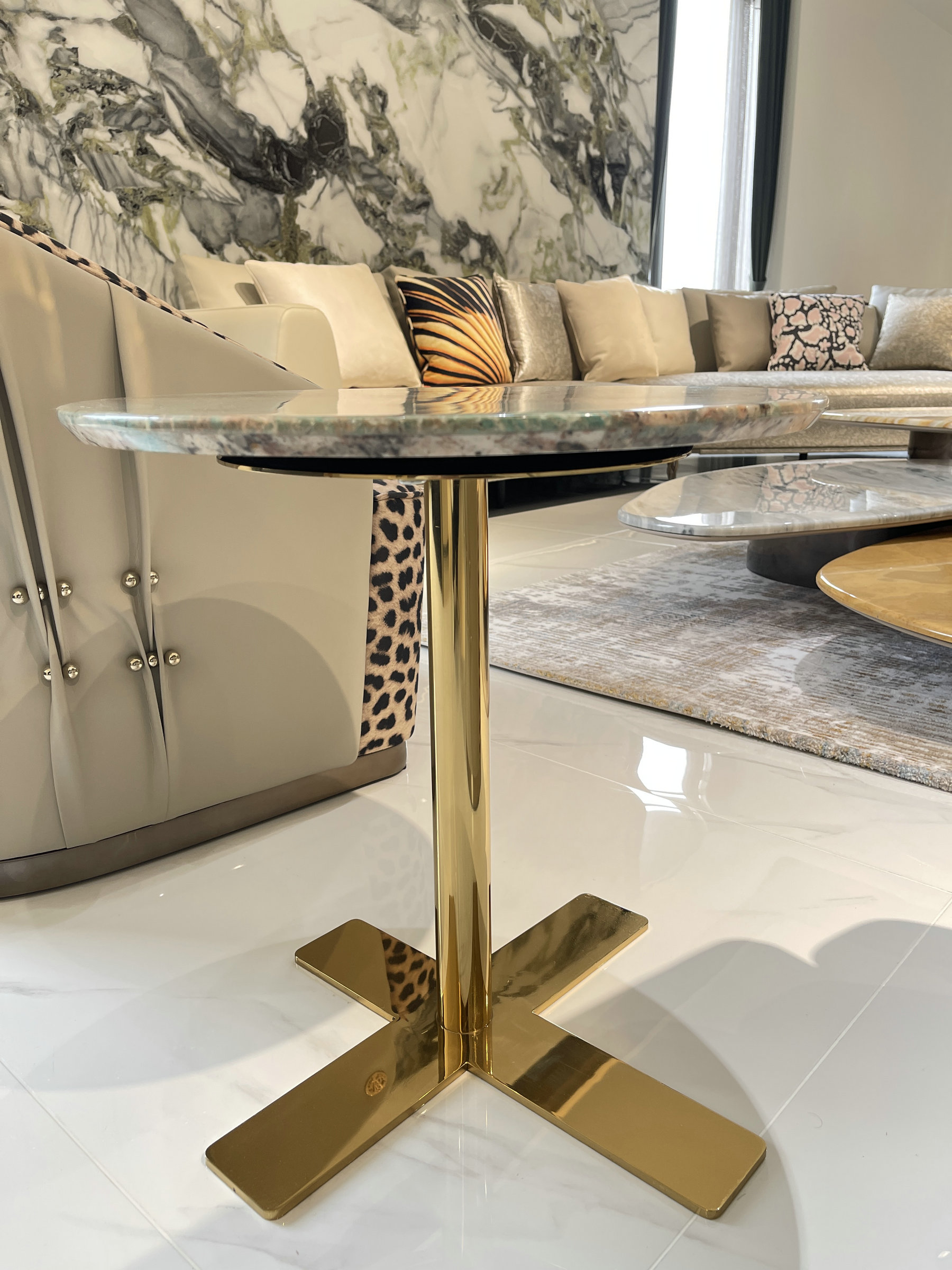 Marble Side Table,marble end table,marble top side table,marble bedside ...