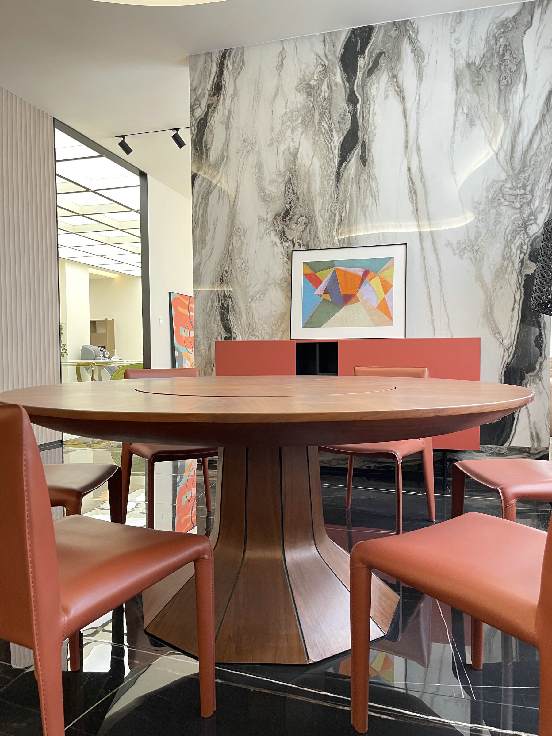 Round Dining Table Sets - Quality Guaranteed, Leather Chairs, for ...