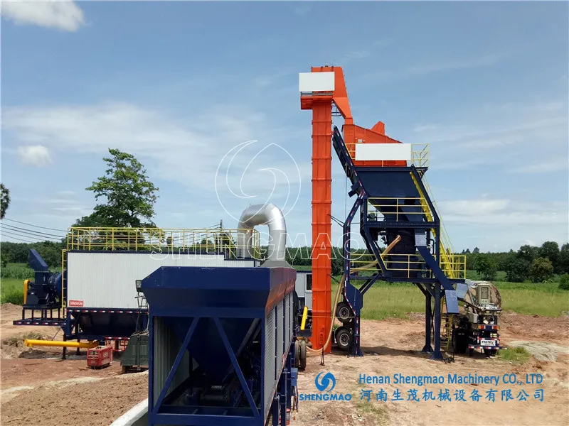 Mobile Asphalt Mixing Plant, Portable Asphalt Plant, Compulsory Type ...