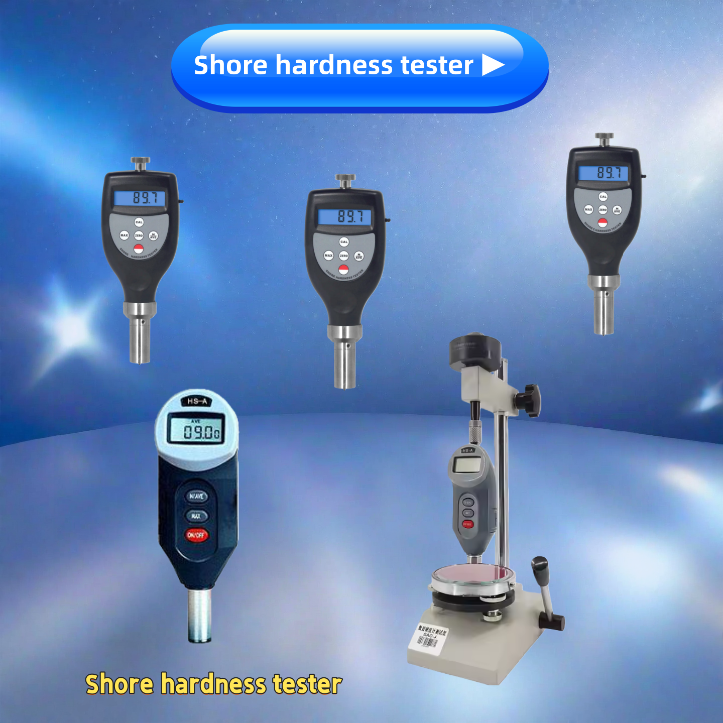Application of Shore hardness tester