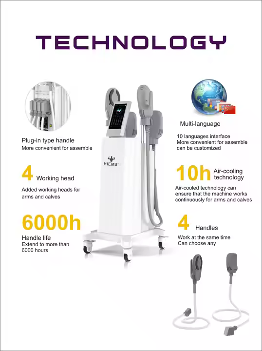EMT EMS EMSculpt Muscle Building & Weight Loss Machine.