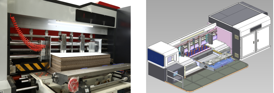 HD High Definition Flexo Printer Die Cutter Stacker Machine