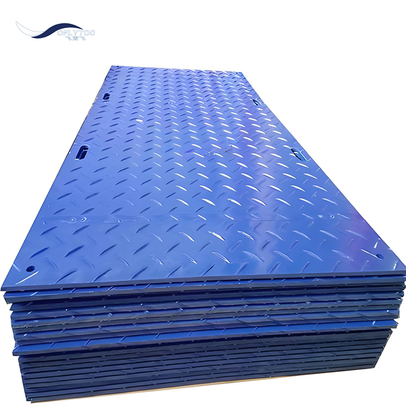 Reinforced Plastic Ground Support Pad for Durability.