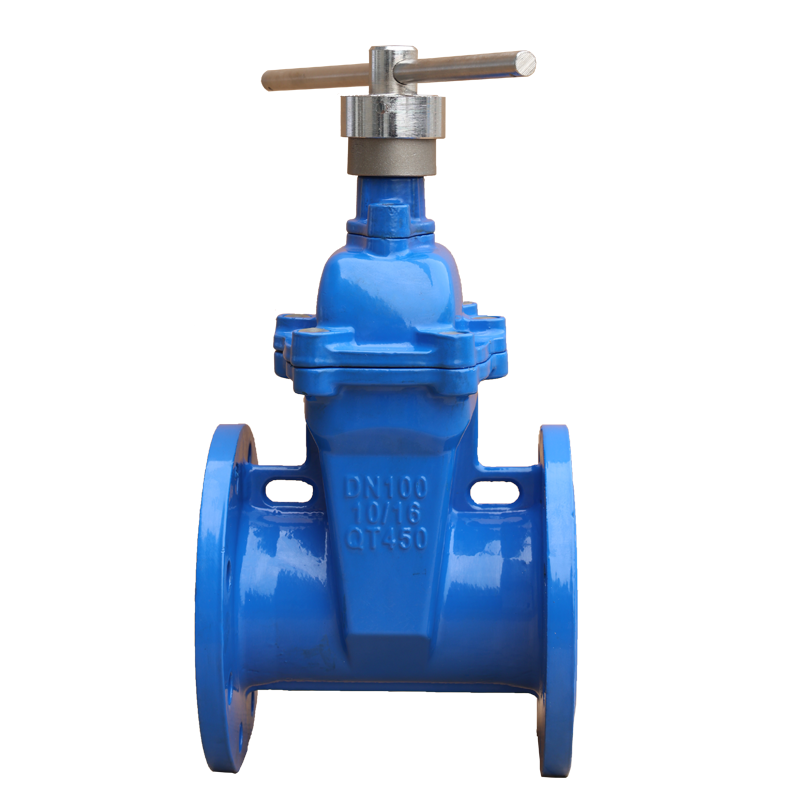 Soft sealed (BS) flat concealed stem gate valve+magnetic lock