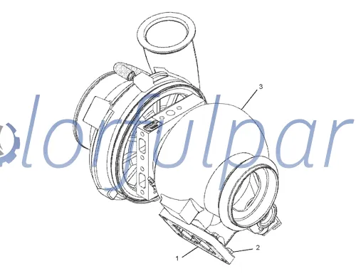 Turbocharger 266-0195 for Caterpillar C18 Engine
