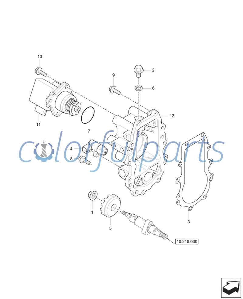 CASE excavator CX33C CX37C Engine Sensor 158557-61720