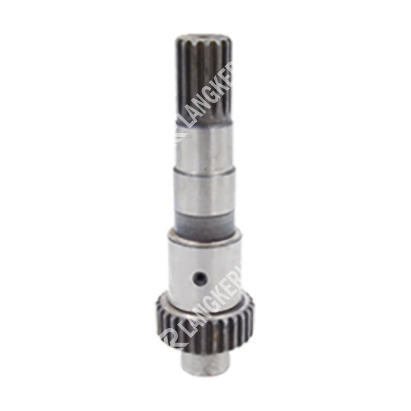 Tractor transfer case output shaft