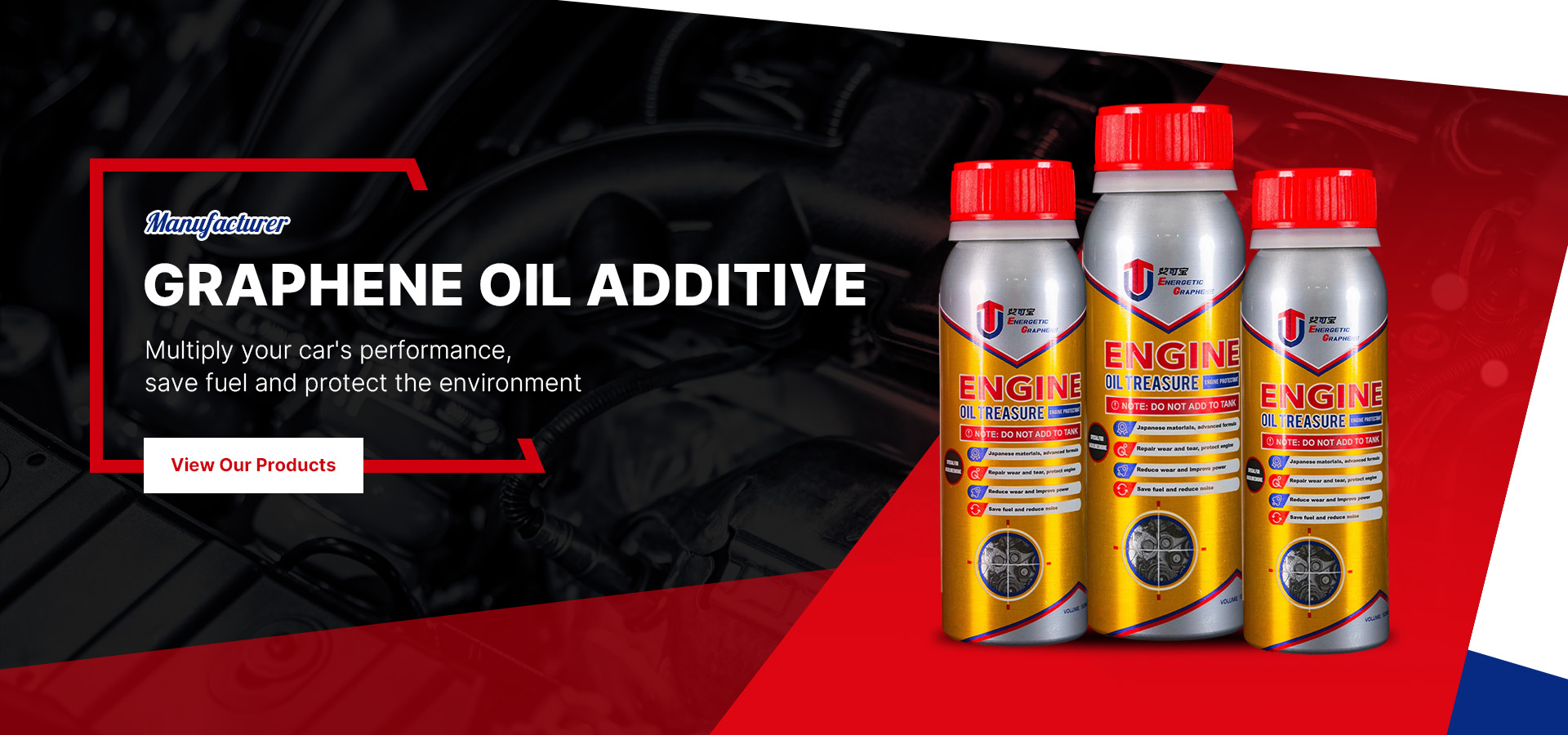 Graphene Engine Oil Additive | Engine Oil, Gasoline & Diesel Oil ...