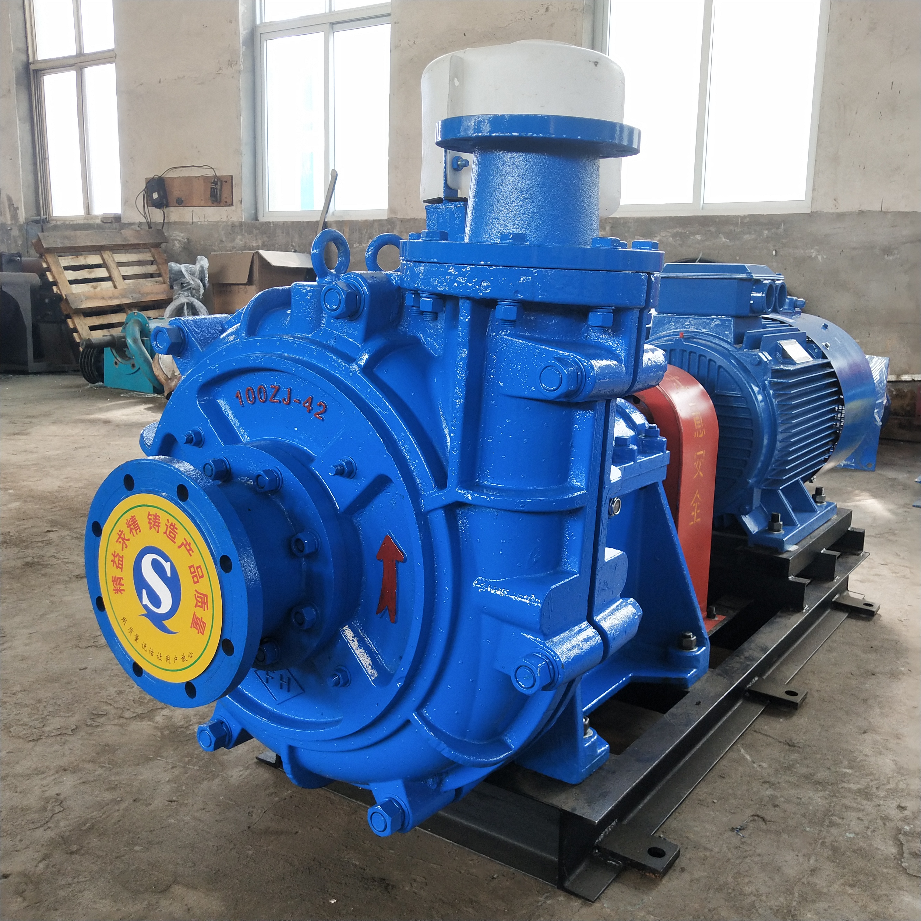 High Lift Diesel Slurry Pump - High Pressure Horizontal Slurry Pumps ...