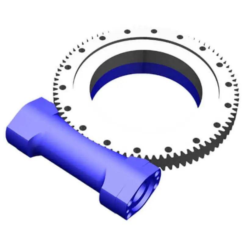 Slewing Ring - Open Housing Slewing Ring with Worm Shaft