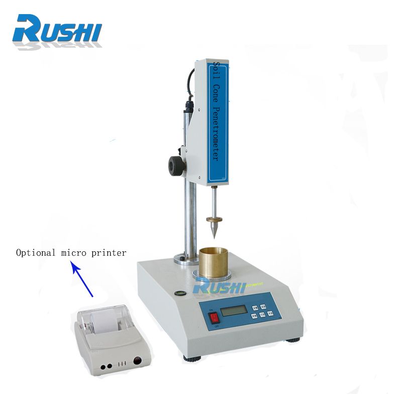 Digital Liquid Limit cone penetrometer apparatus