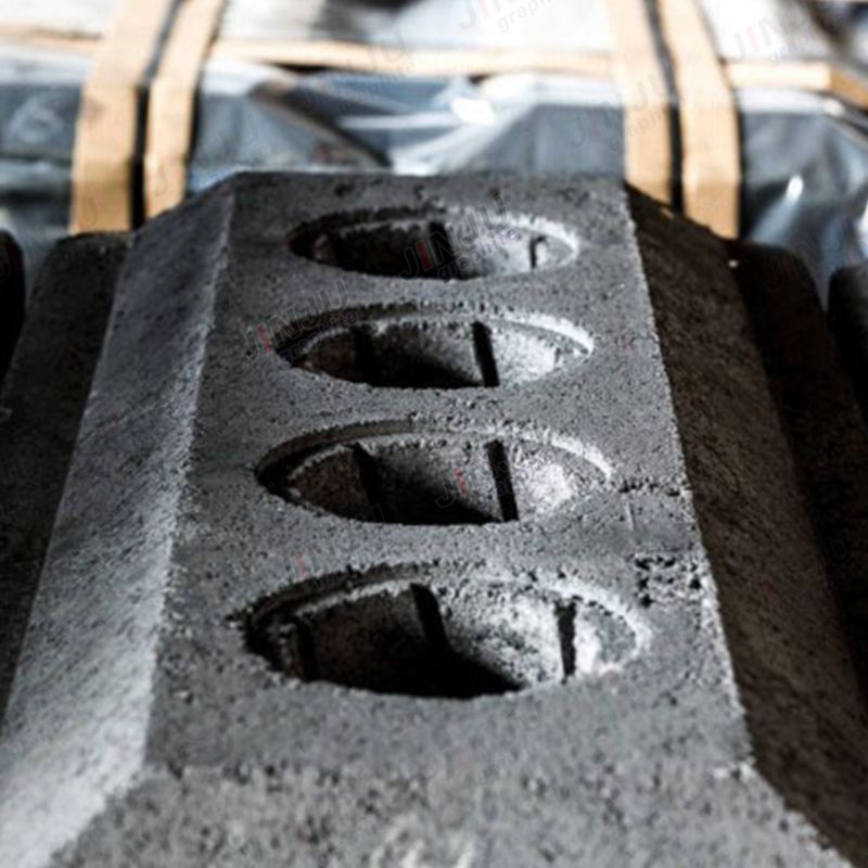 Prebaked anode carbon block for aluminum electrolytic tanks Self-baking ...