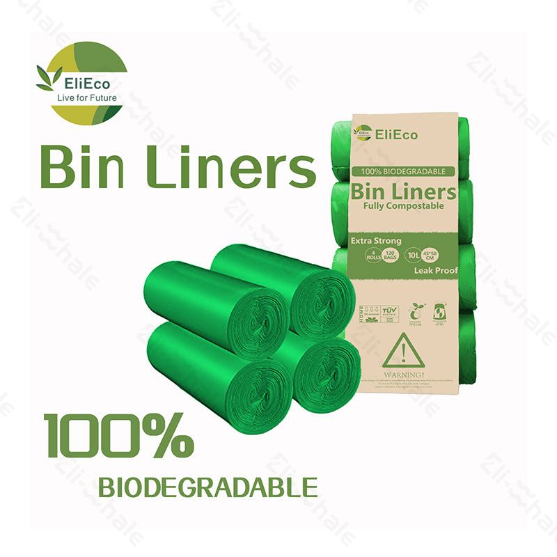 EliEco Biodegradable Bin Bags|Compostable Bin Liners|EN13432