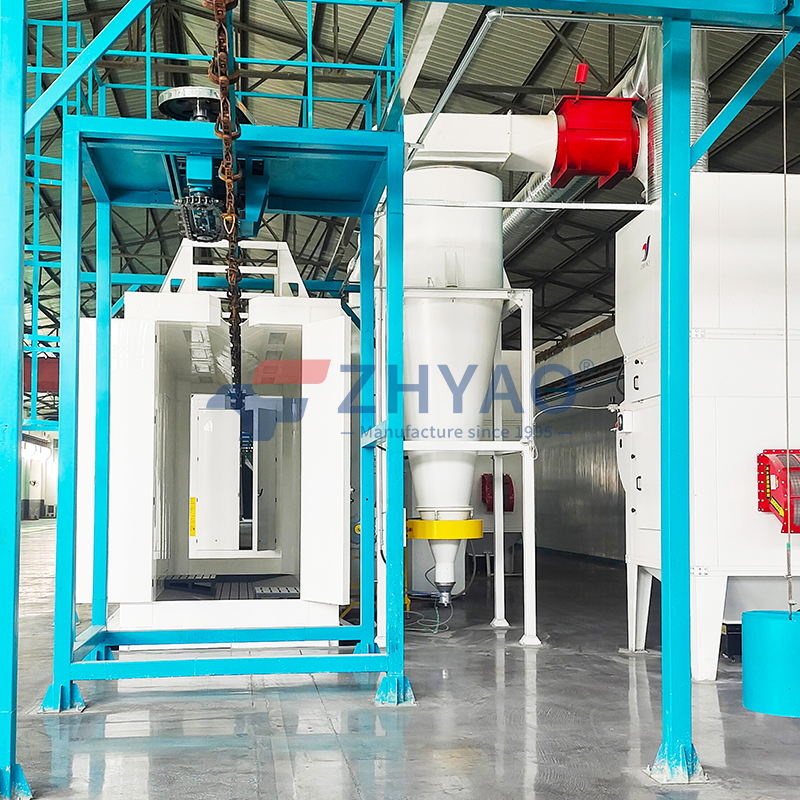 Powder Coating Spray Booth | Custom Industrial Powder Spray Booth ...