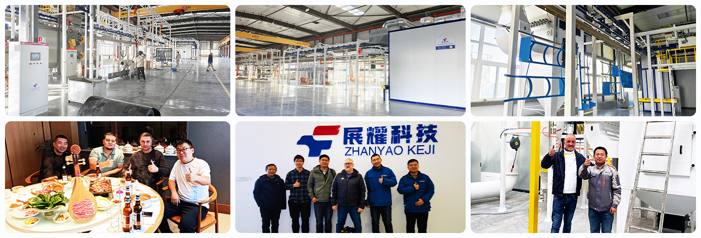 Steel Structure Powder Coating Line