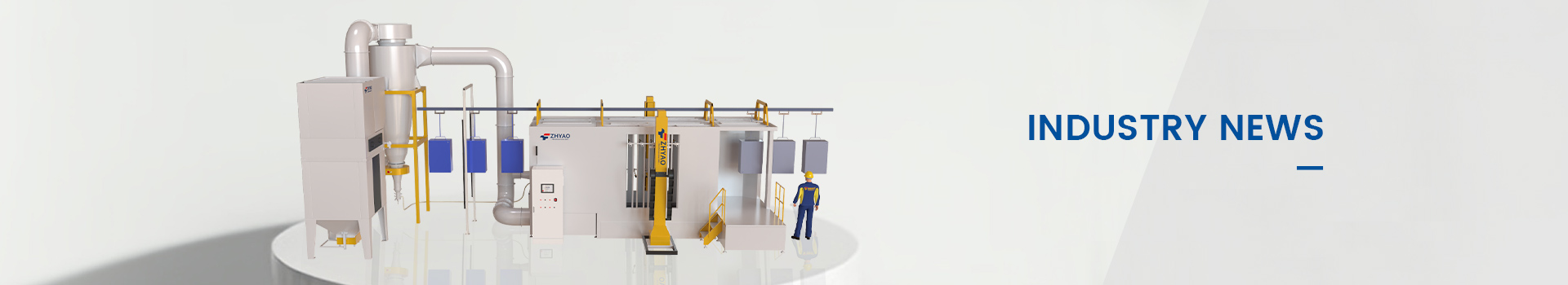 Vertical Powder Coating Line for Aluminium Profiles