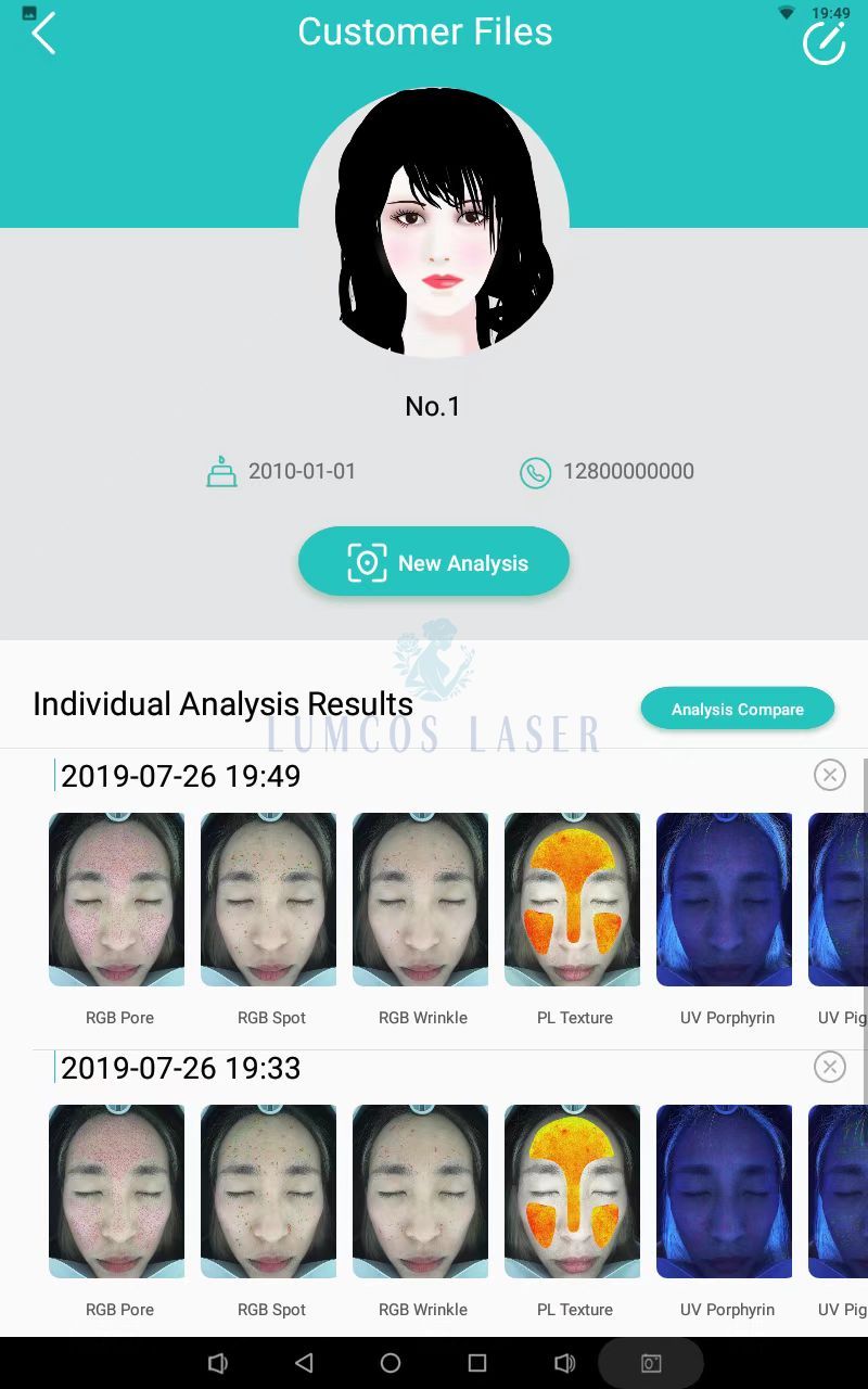 skin analyzer,ai skin analysis,skin care analyzer