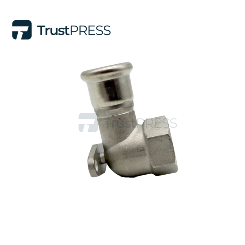 TrustPRESS® Stainless Steel Press Fits 90° Female Short Elbow