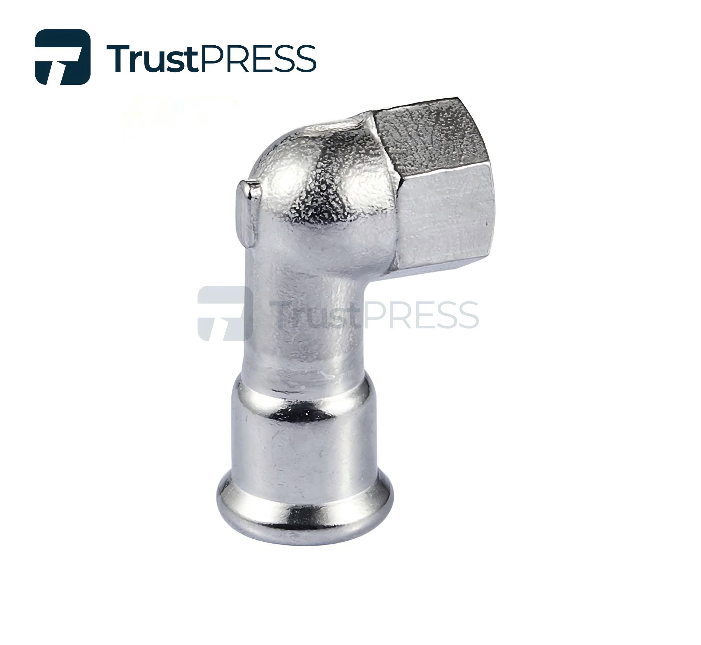 TrustPRESS® Stainless Steel 90° Female Short Elbow M Profile