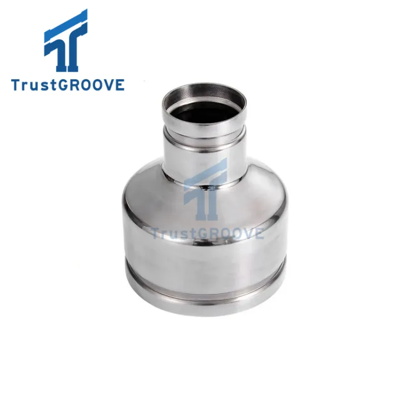 Stainless Steel Grooved Concentric Reducer | AISI 304 & 316L | Trust ...