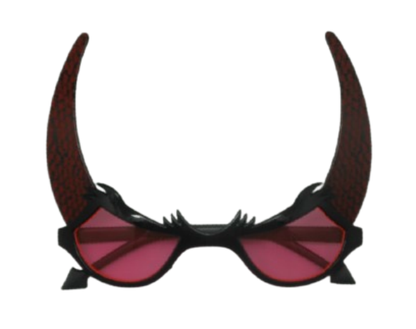 Devil Horn Halloween Party Glasses for Spooky Fun.