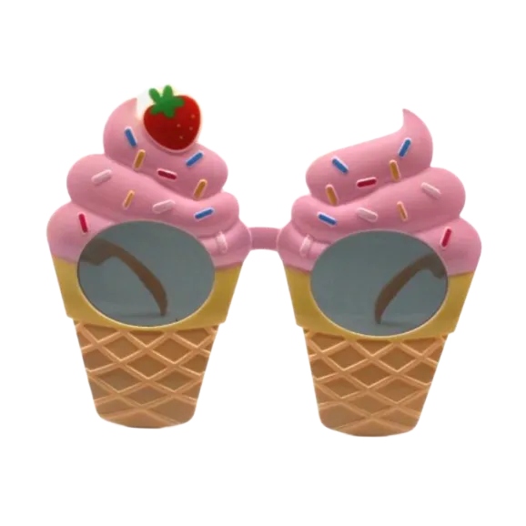Strawberry Ice Cream Sunglasses for Summer Fun.