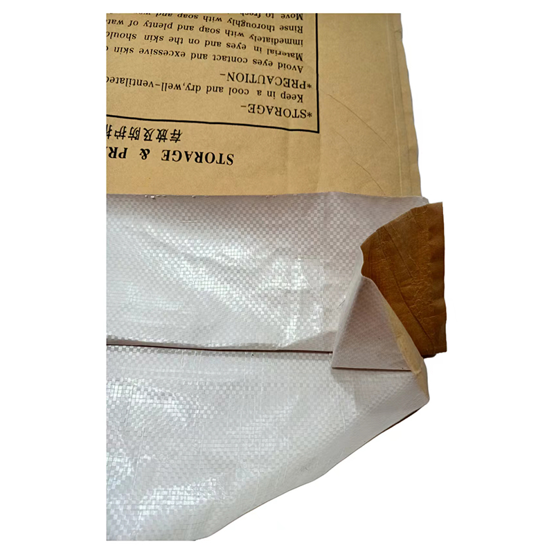 Block Bottom Plastic Composite Bag with Open Top
