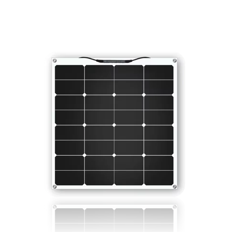 Lightweight 50W Flexible Solar Panels HPBC,12V,24V Customized